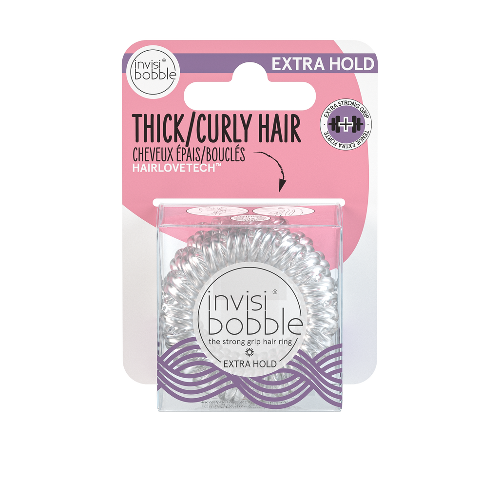 INVISIBOBBLE Extra Hold Crystal Clear 3pc – COCOTIQUE