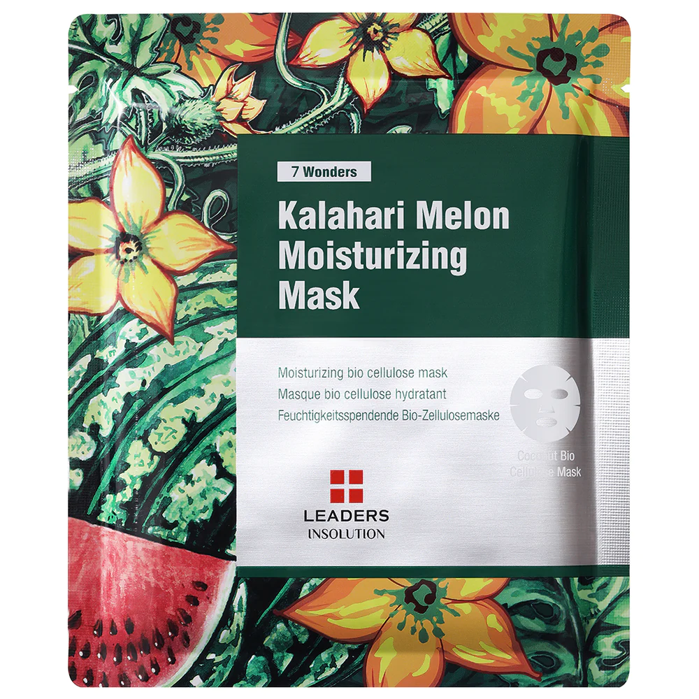 LEADERS Bio Cellulose Masks - Kalahari Melon Moisturizing Mask – COCOTIQUE